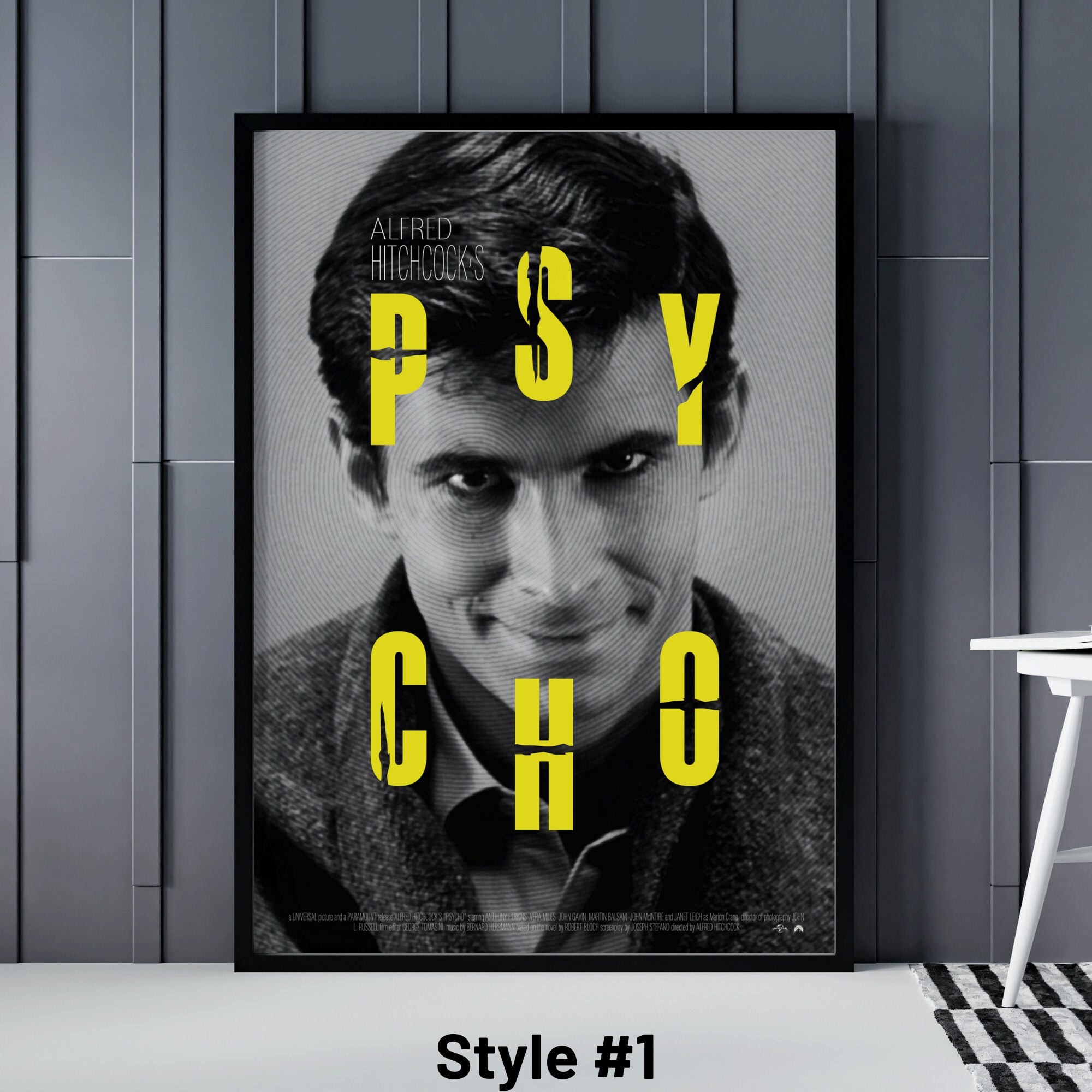 Psycho Poster, 4 Different Psycho Posters, Psycho Movie Prin | Inspire Uplift