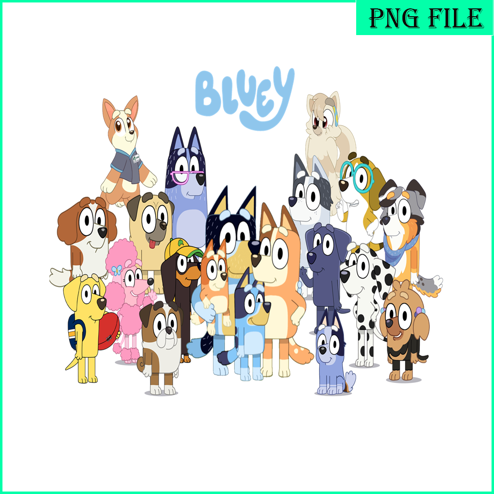 Bluey png - Inspire Uplift