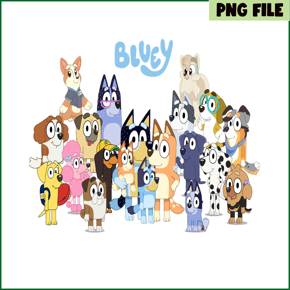 Bluey png - Inspire Uplift