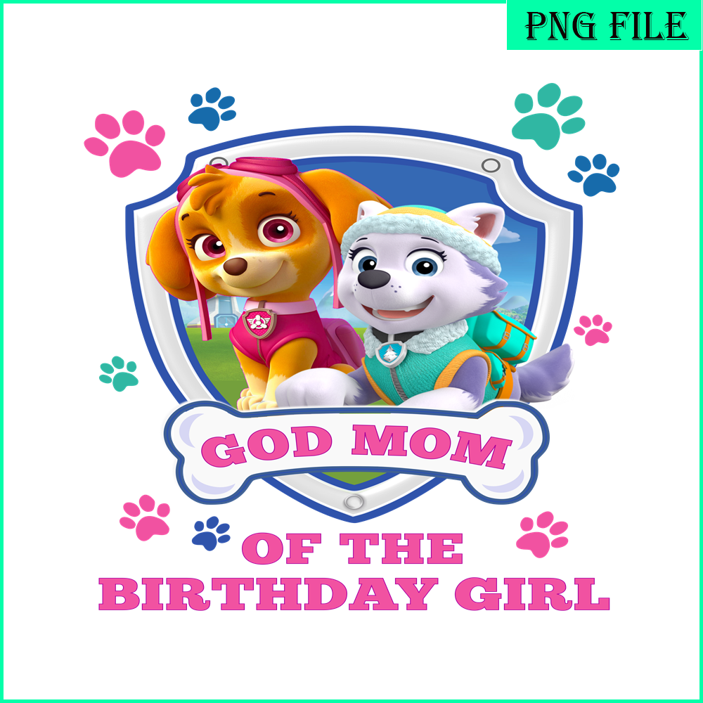 God mom of the birthday girl png | Inspire Uplift