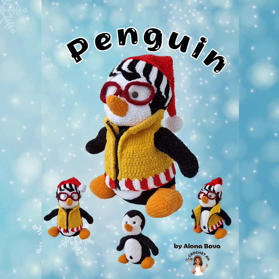 Crochet pattern "Penguin". English version pattern. | Inspire Uplift