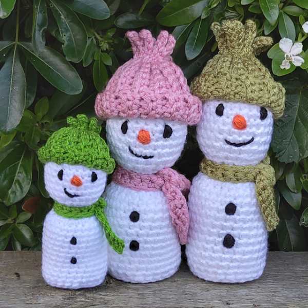 Snowman Standing Crochet pattern, digital file PDF, digital | Inspire Uplift