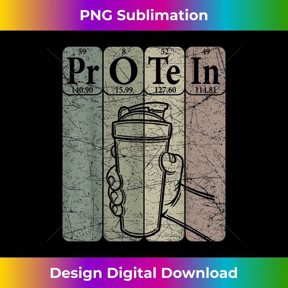 Gym Protein Periodic Table Elements Workout Protein Shake - | Inspire ...