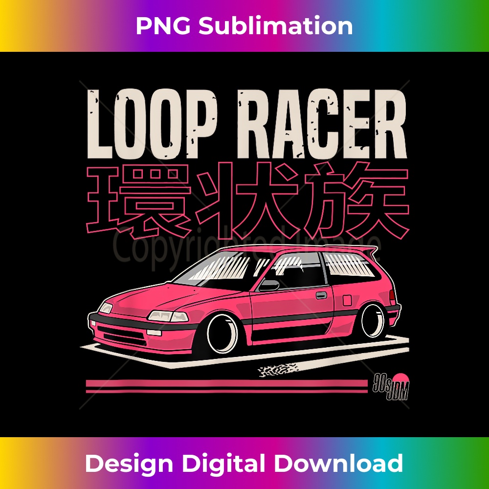90s JDM EF Hatch v2 Car Graphic - Sublimation-Optimized PNG | Inspire ...
