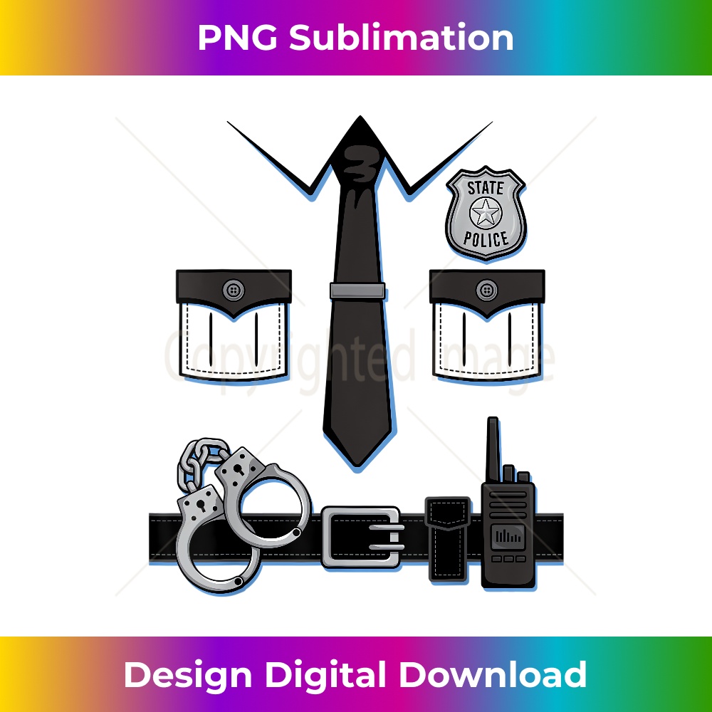 Halloween DIY Police Uniform Costume - Crafted Sublimation D - Inspire ...