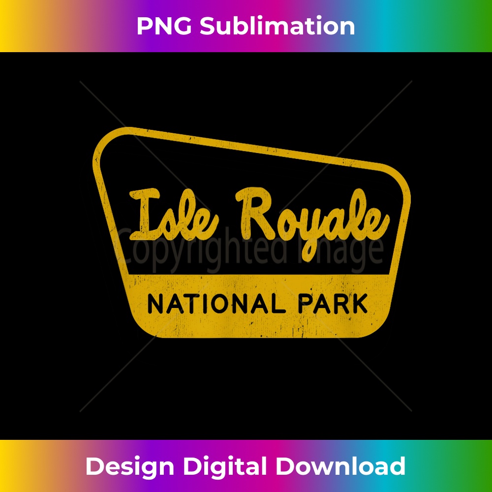 Isle Royale National Park Vintage Inspired Sign Graphic - Bo | Inspire ...