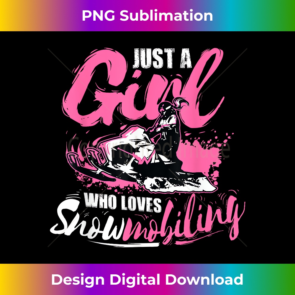 Just A Girl Who Loves Snowmobiling Gift Snowmobile Girl - Ed - Inspire ...