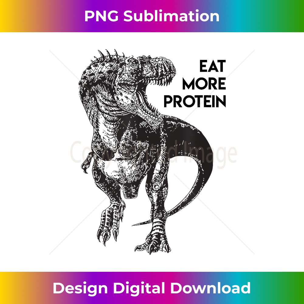 Funny Protein Meat Eater Dinosaur Carnivore T Rex Fitness - | Inspire ...