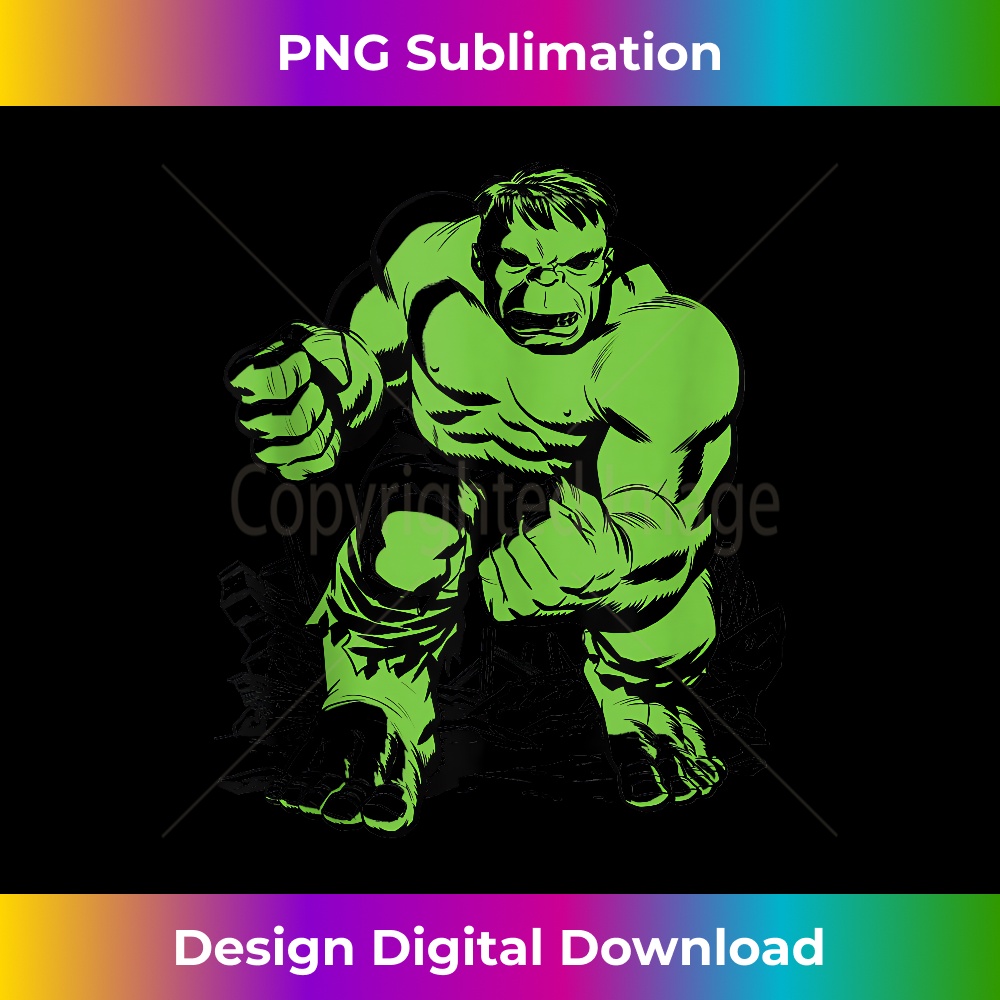 Marvel The Incredible Hulk Retro Comic Art Tank Top - Chic S | Inspire ...