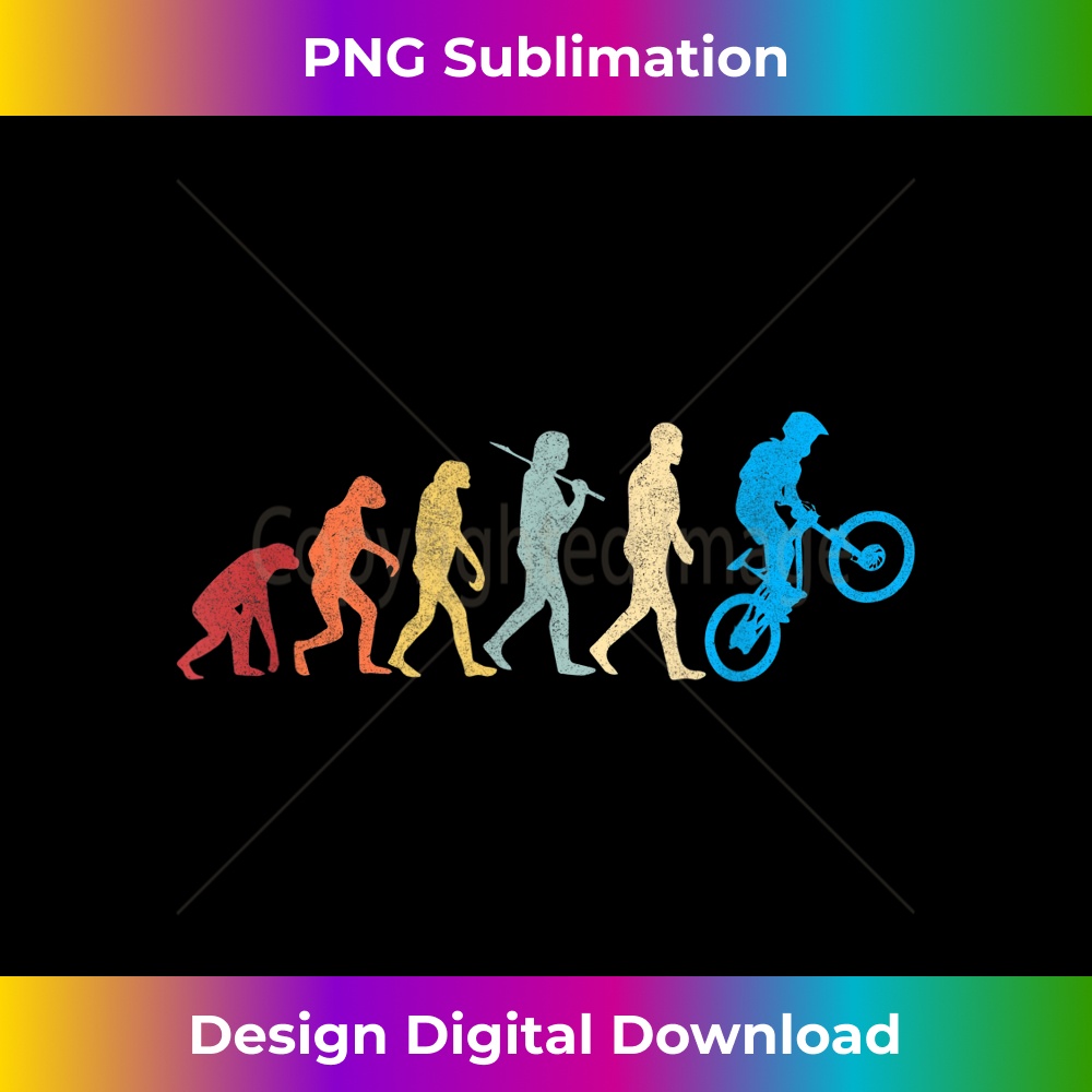 Funny Mountain Bike Evolution Biker Jump MTB Trail Ride - Ar | Inspire Uplift