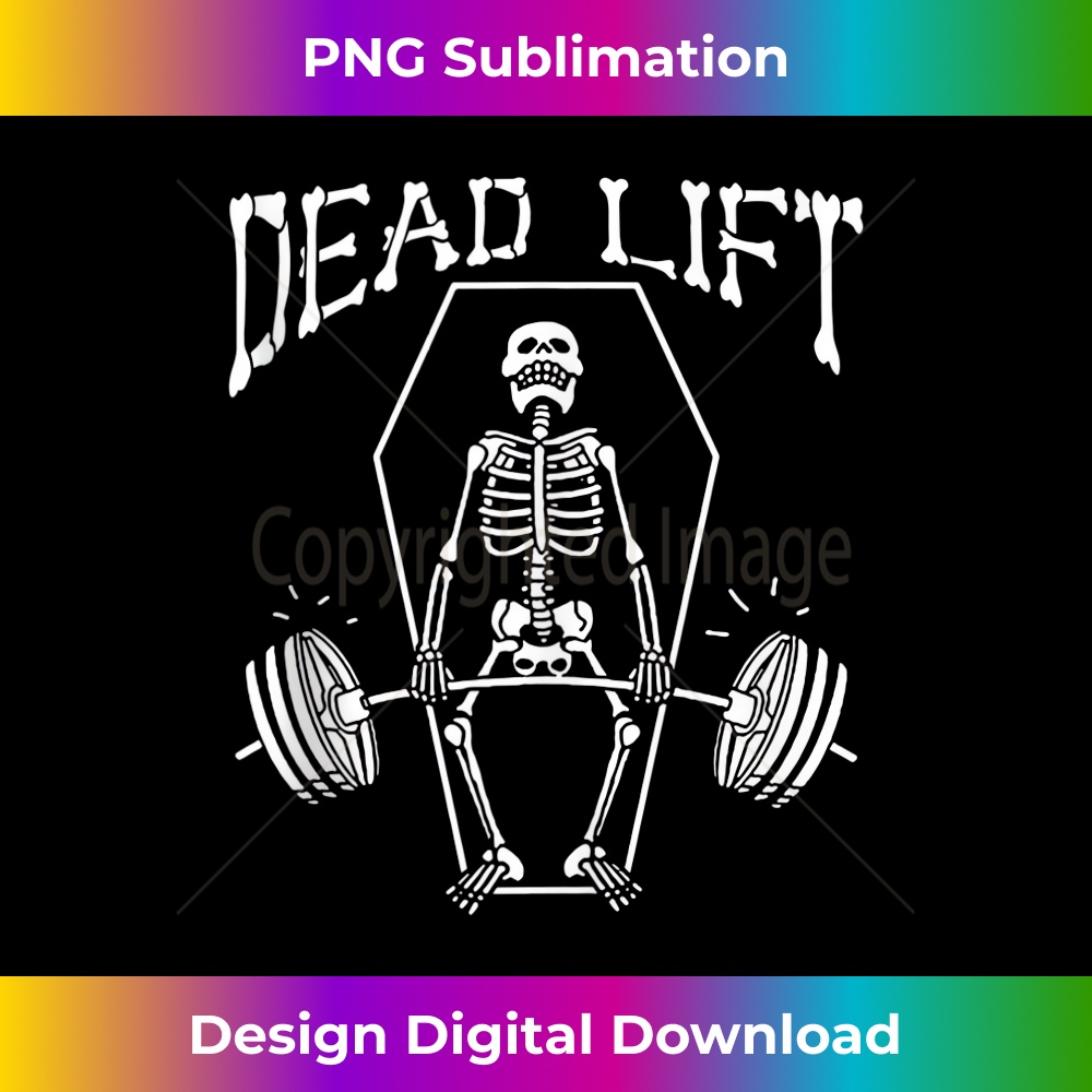 Men Skeleton DeadLift Weight Workout Funny Coffin Halloween | Inspire ...