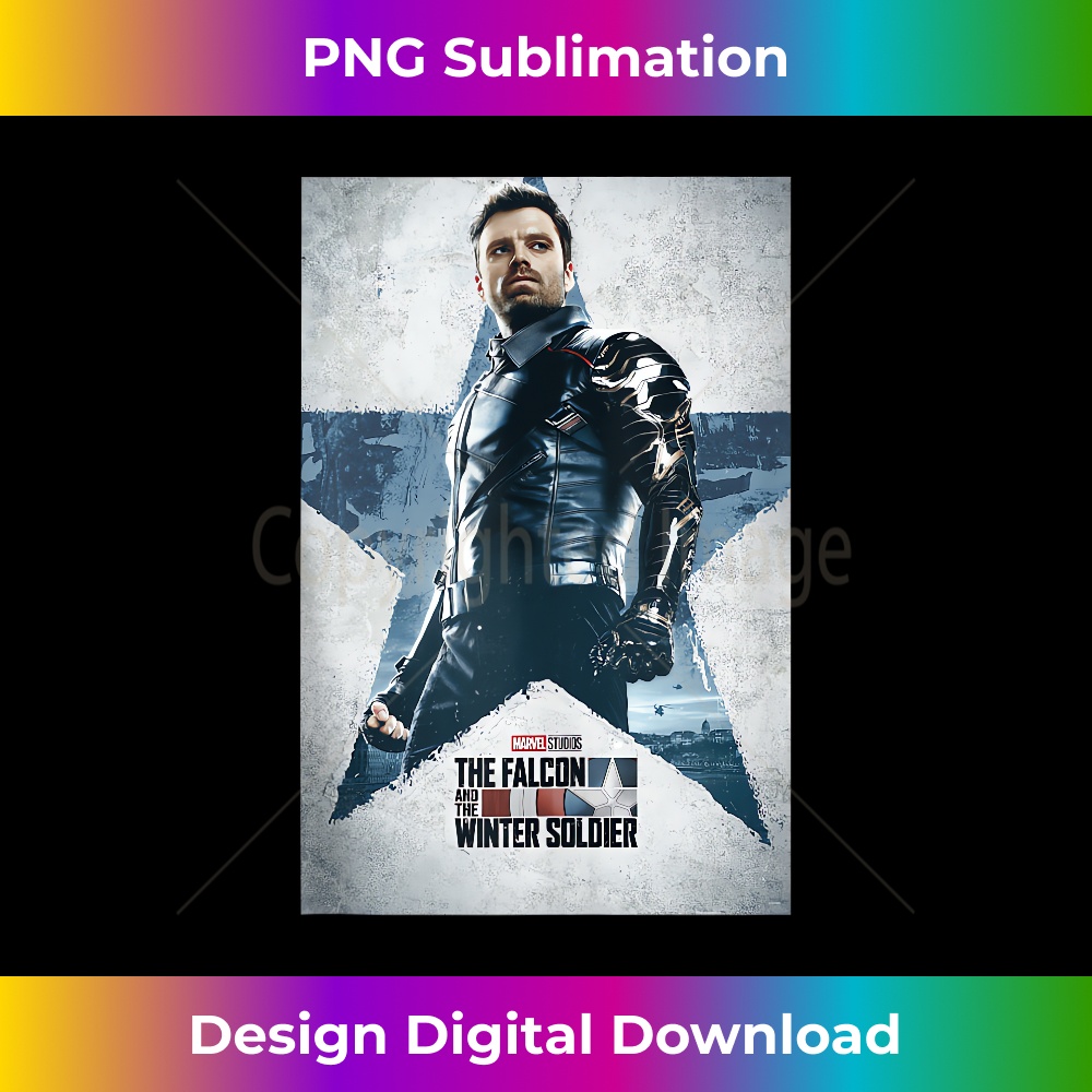Marvel The Falcon and The Winter Soldier Bucky Barnes Poster | Inspire ...
