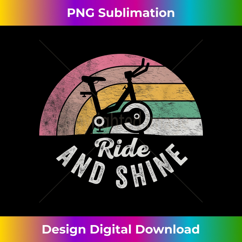 Retro Ride And Shine Funny Spinning Spin Class Gym Workout - | Inspire ...