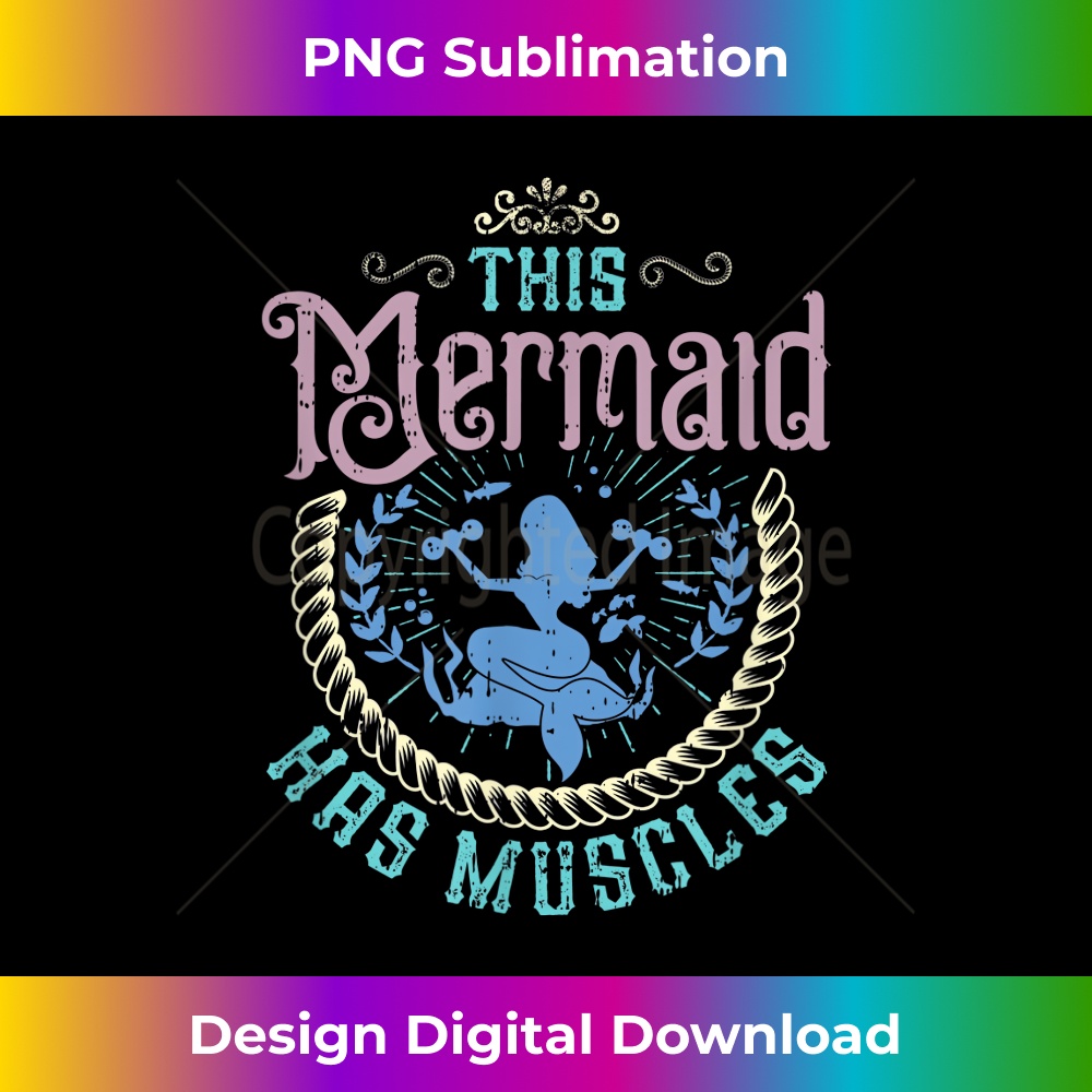 Mermaid Muscle Inspirational Weightlifting Exercise Quote - | Inspire ...