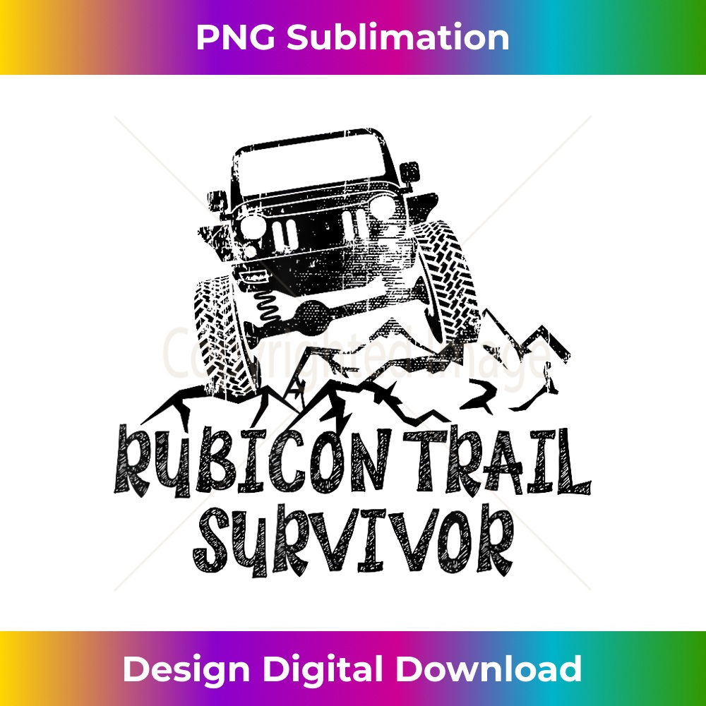 RUBICON TRAIL SURVIVOR design - Deluxe PNG Sublimation Downl | Inspire ...