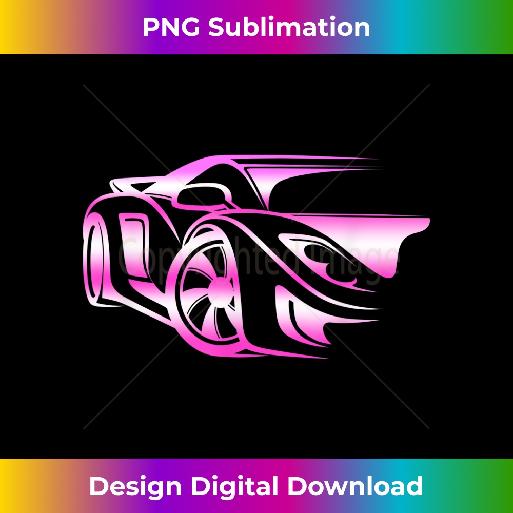 Pink Stylized JDM Drifting Car Design - Bohemian Sublimation | Inspire ...