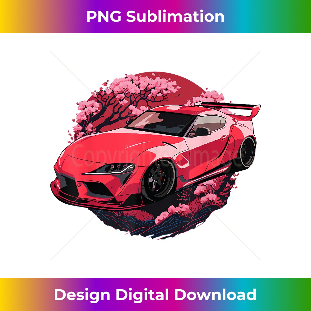 JDM Supra MK5 GR Cherry Blossom 2JZ Stance Graphic T-Shirt - | Inspire ...