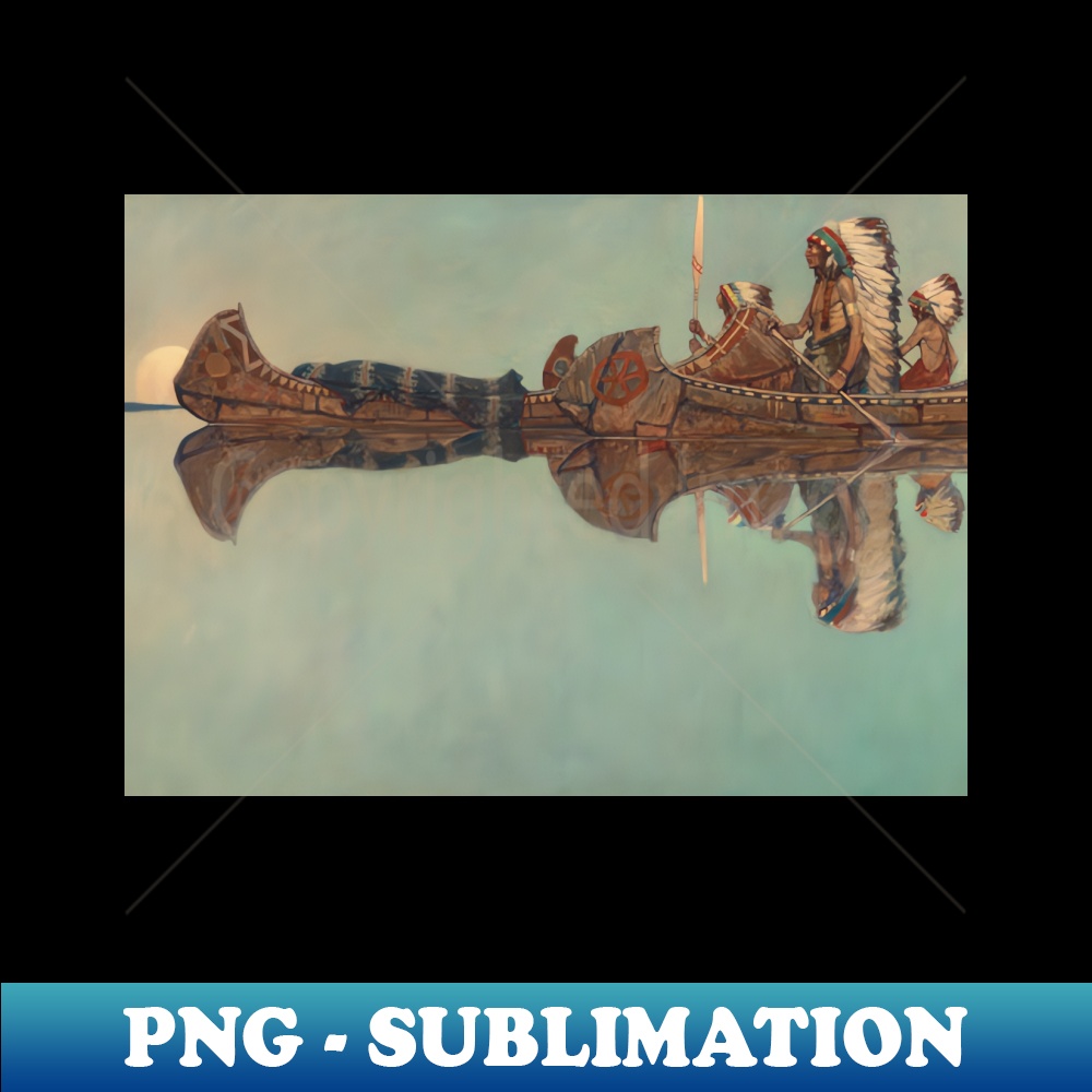 Burial Of The Native American Warrior - Vintage Western Amer | Inspire ...