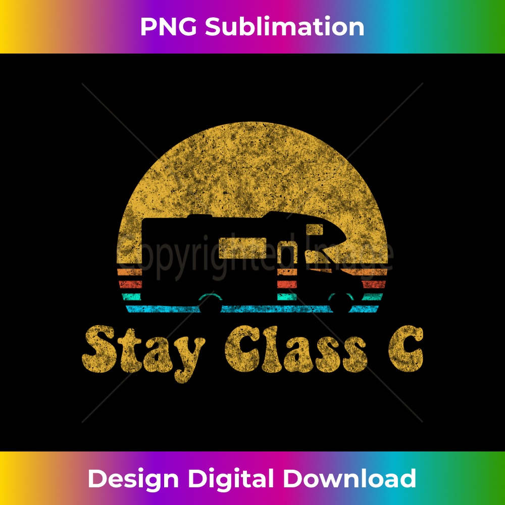Retro Sunset RV Shirt Stay Class C Camping Gift - Luxe Subli | Inspire ...