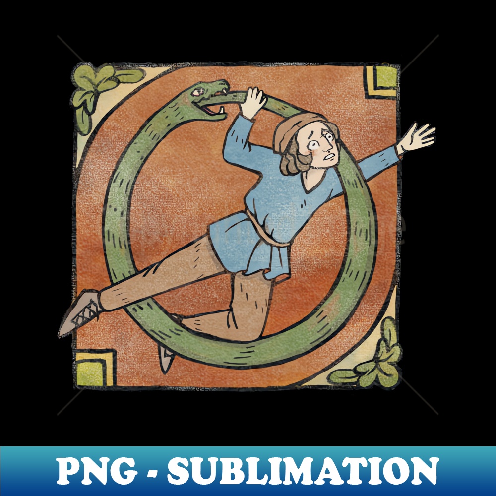 Medieval Hoop Snake - PNG Sublimation Digital Download - Per | Inspire ...