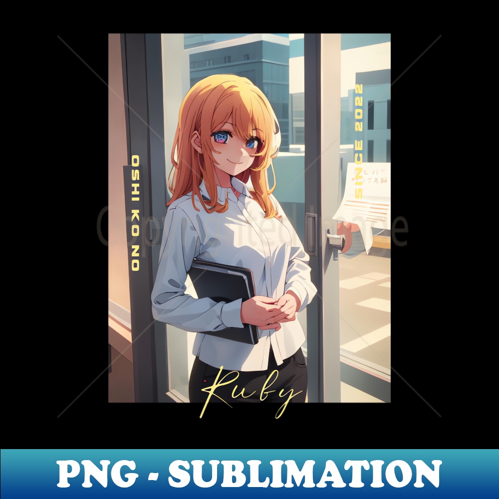 Hoshino Ruby Oshi No Ko - PNG Sublimation Digital Download - | Inspire Uplift