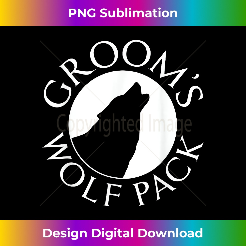 Mens Groom Wolf Pack T- Groomsmen Party Gift - Edgy Sublimat | Inspire ...