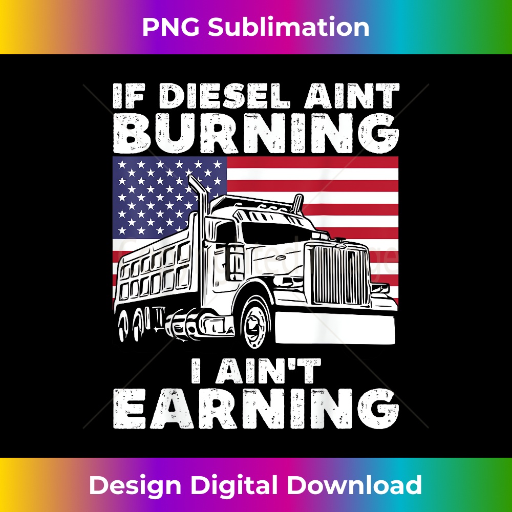 If Diesel Ain't Burning I Aint Earning Truck Driver Patriot | Inspire ...