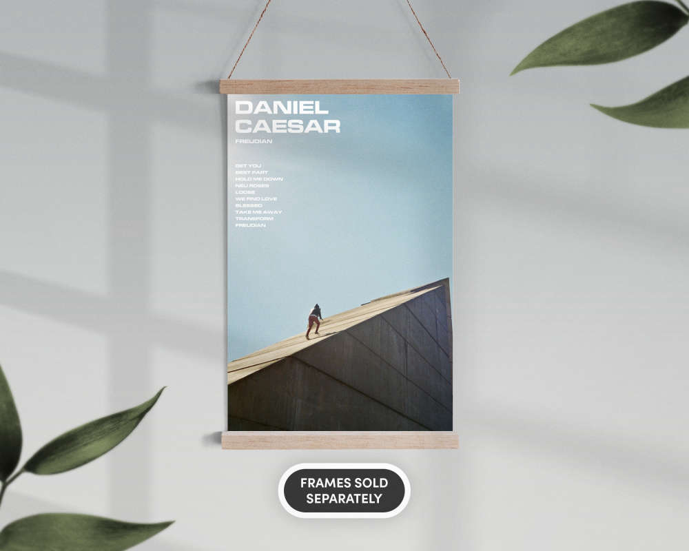 Daniel Caesar - Freudian Album Cover Poster | Inspire Uplift