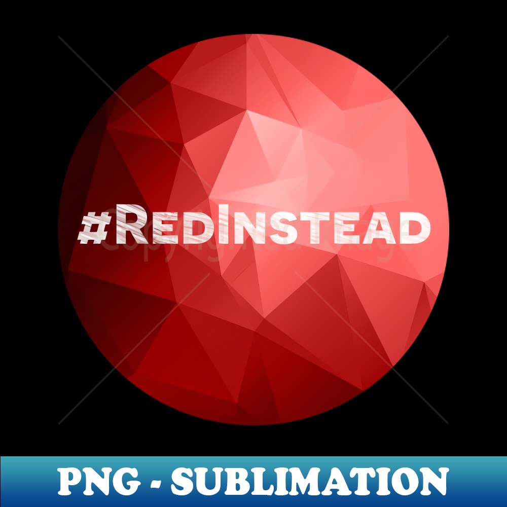 Red Instead Autism acceptance - Professional Sublimation Di - Inspire ...