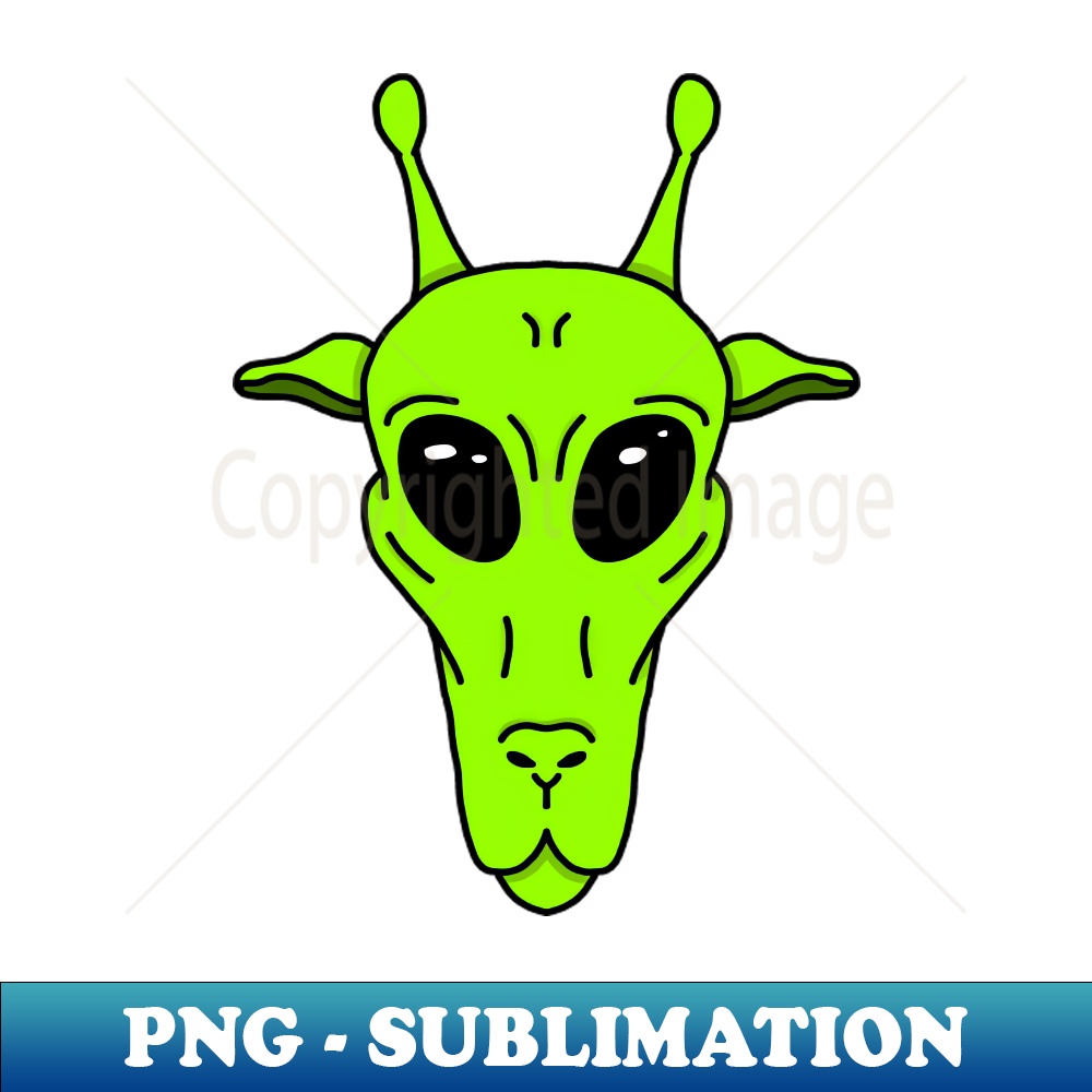 Alien Goat - Sublimation-Ready PNG File - Unleash Your Inner | Inspire ...