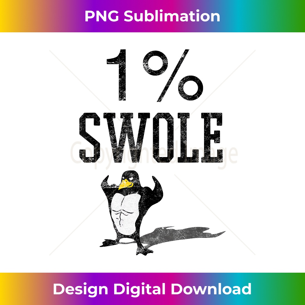 Funny Gym Rat Gym Muscle Penguin 1 Swole Gift Tee - Edgy Sub | Inspire ...