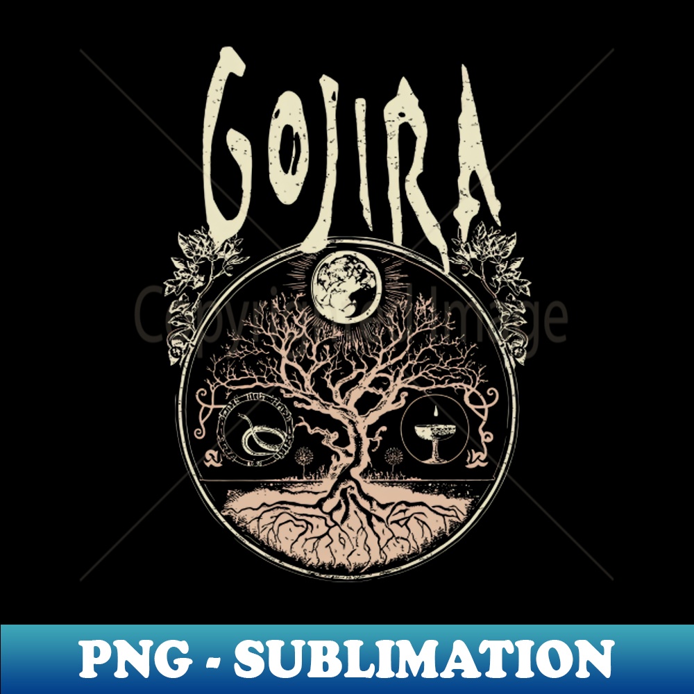 Gojira band art - Digital Sublimation Download File - Revolu | Inspire ...