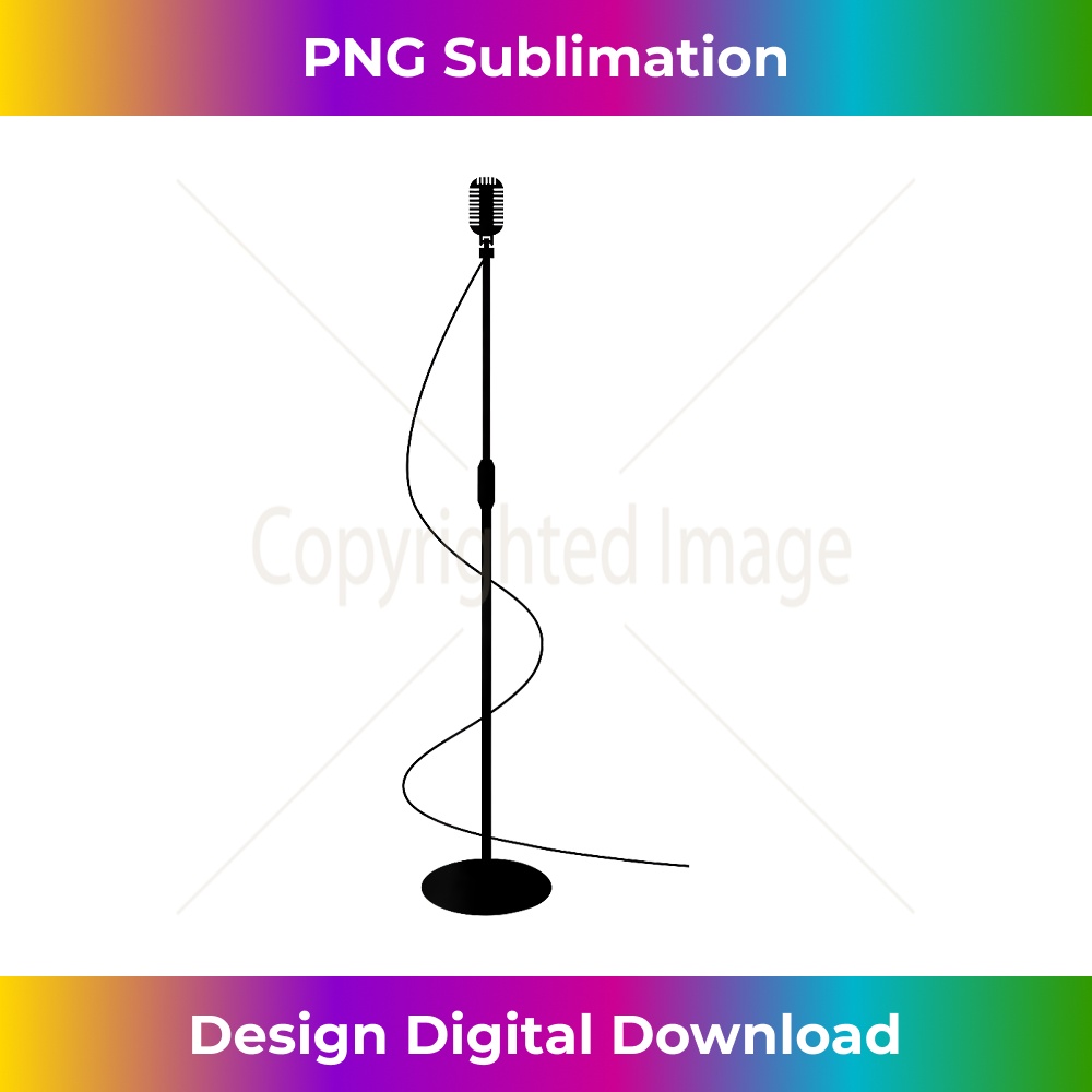 Open Mic Comedian Stand Up Comedy Retro Microphone - Bespoke | Inspire ...
