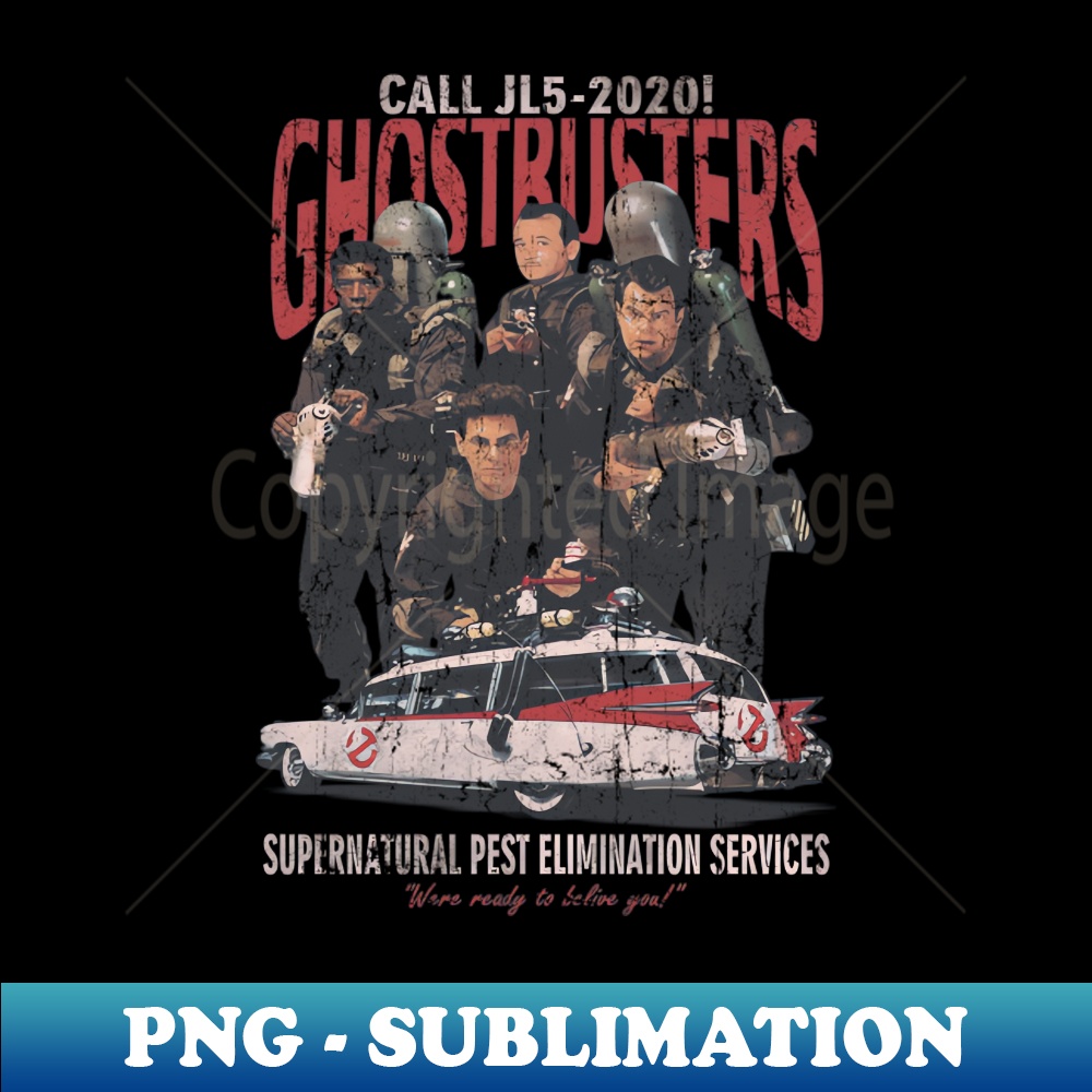 Ghostbusters - Vintage - Premium Sublimation Digital Downloa | Inspire Uplift