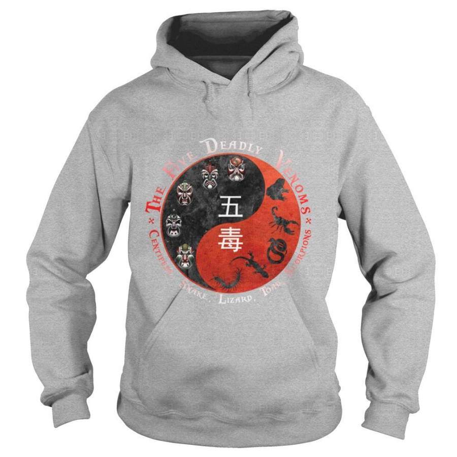 The 5 Five Deadly Venoms Shaolin Squad Retro Cult Sweatshirt | Inspire ...