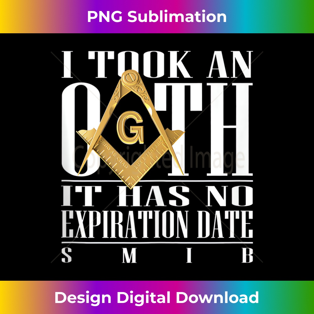 Masonic I Took An Oath Square & Compass Freemason Tank Top - - Inspire ...