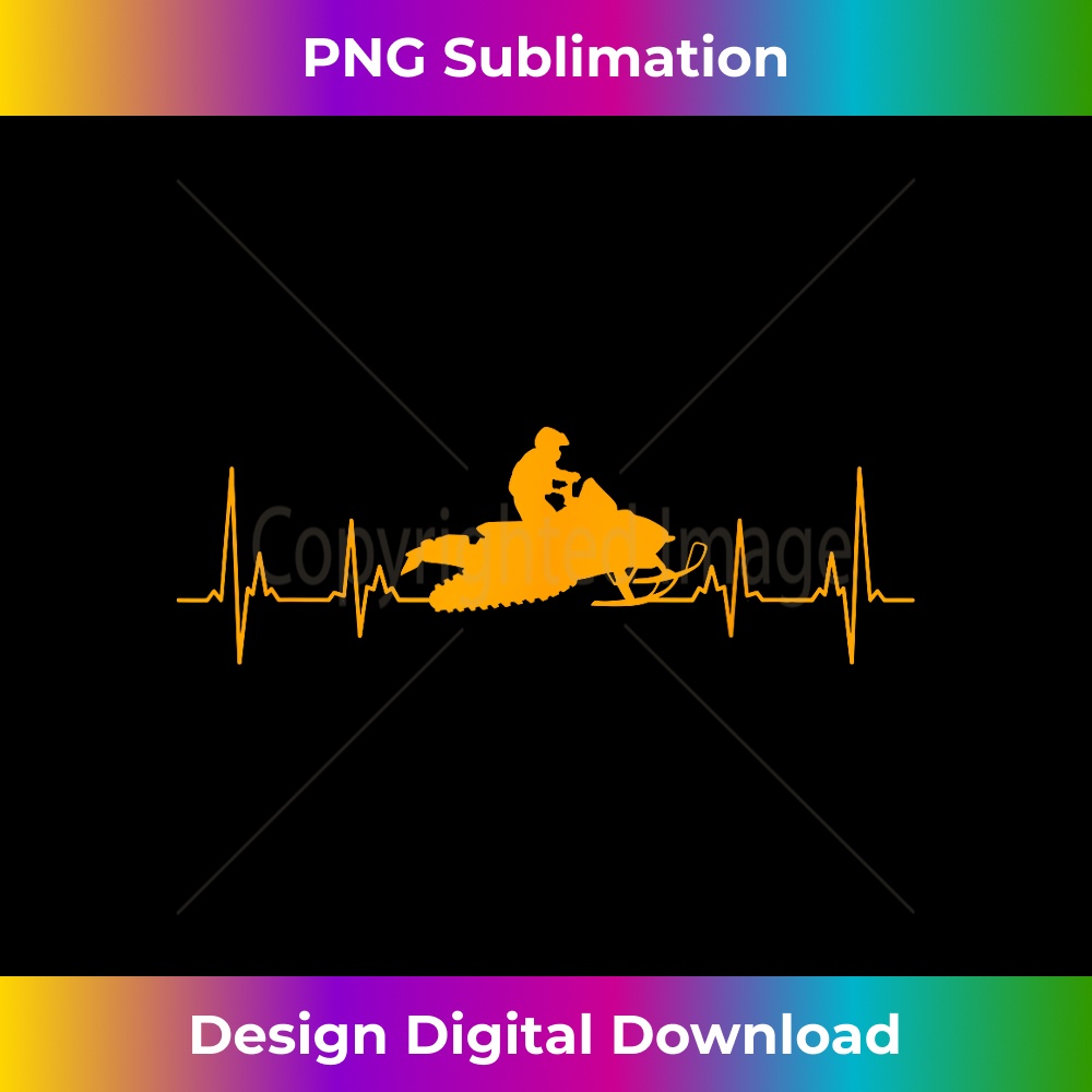 Snowmobile Heartbeat - Sublimation-Optimized PNG File - Chic - Inspire ...