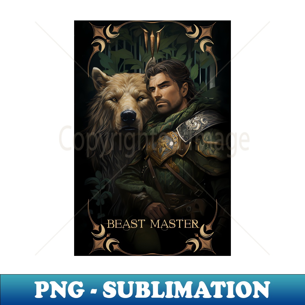 Beast Master Ranger DnD Baldurs gate 3 - Exclusive PNG Subli | Inspire ...