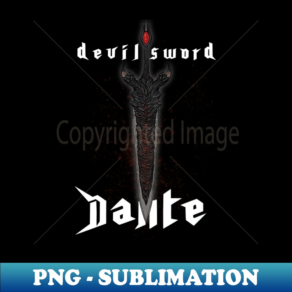 Devil Sword Dante - Devil May Cry - Premium PNG Sublimation | Inspire ...