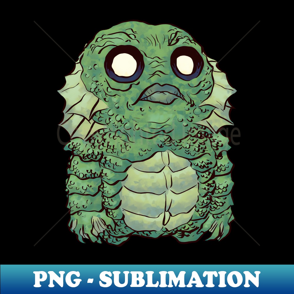 Gill Man - PNG Transparent Sublimation File - Perfect for Su | Inspire ...
