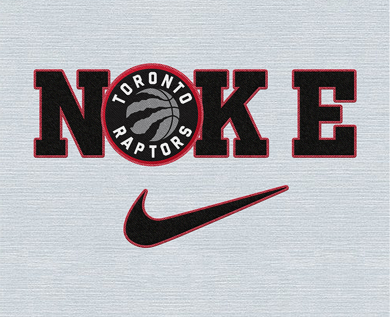 Nike Toronto Raptors Svg, Stitch Nike Embroidery Effect, NBA - Inspire ...