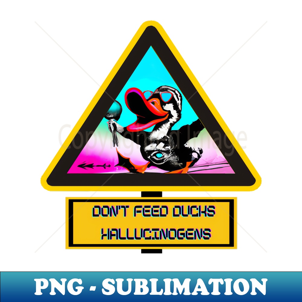 Dont Feed the Demonic Duck Hallucinogens - Dark Psychedelic | Inspire ...
