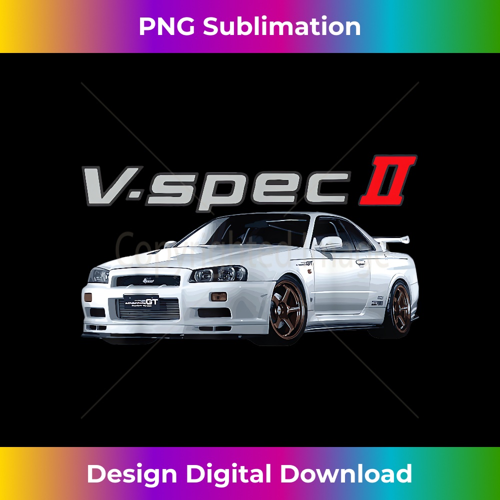 JDM CAR R34 V-SPEC II RB26 Skyline - Sophisticated PNG Subli - Inspire ...