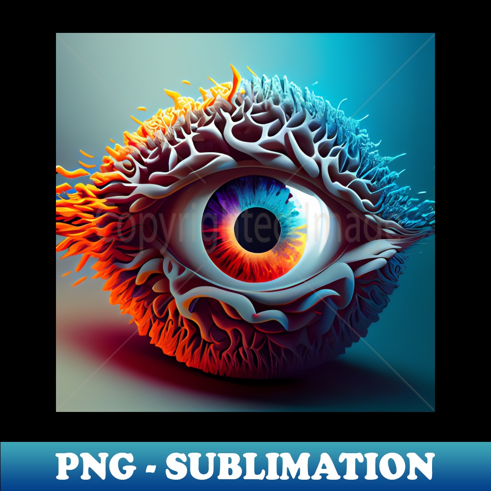 Mysterious Colorful Eye - Instant Sublimation Digital Downlo | Inspire ...