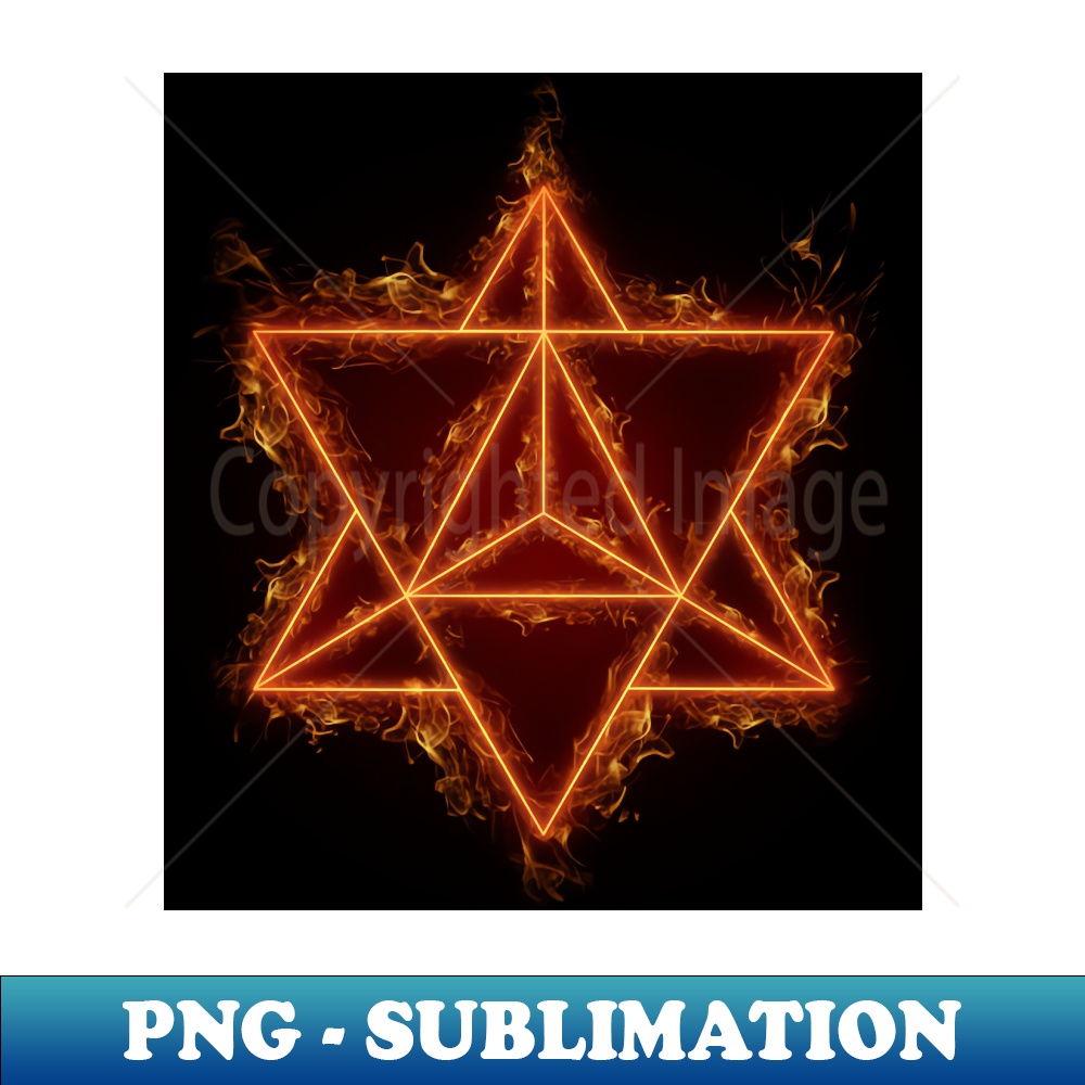 Flaming Merkaba - Sacred Geometry - Fire Art - Manafold Art | Inspire ...