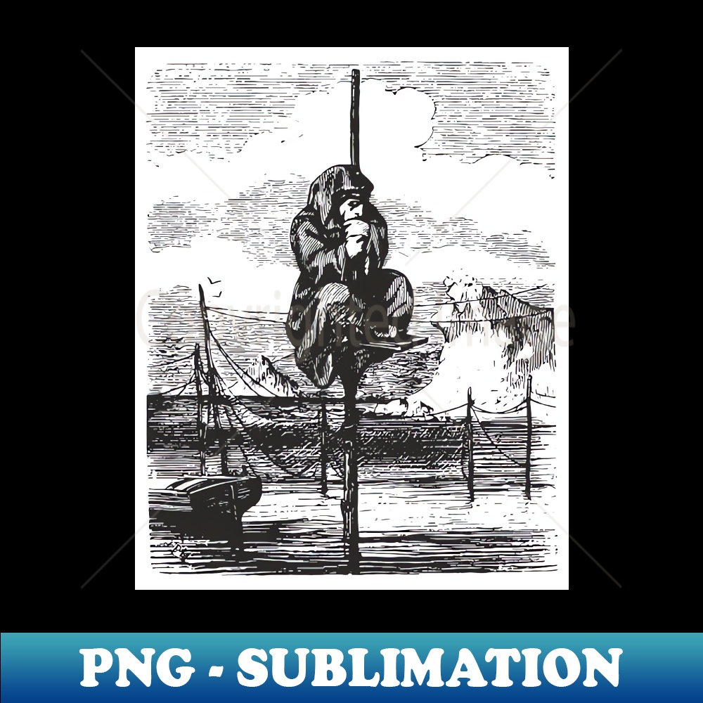 Scenery of a crazy person hanging on a plank - Digital Subli | Inspire ...