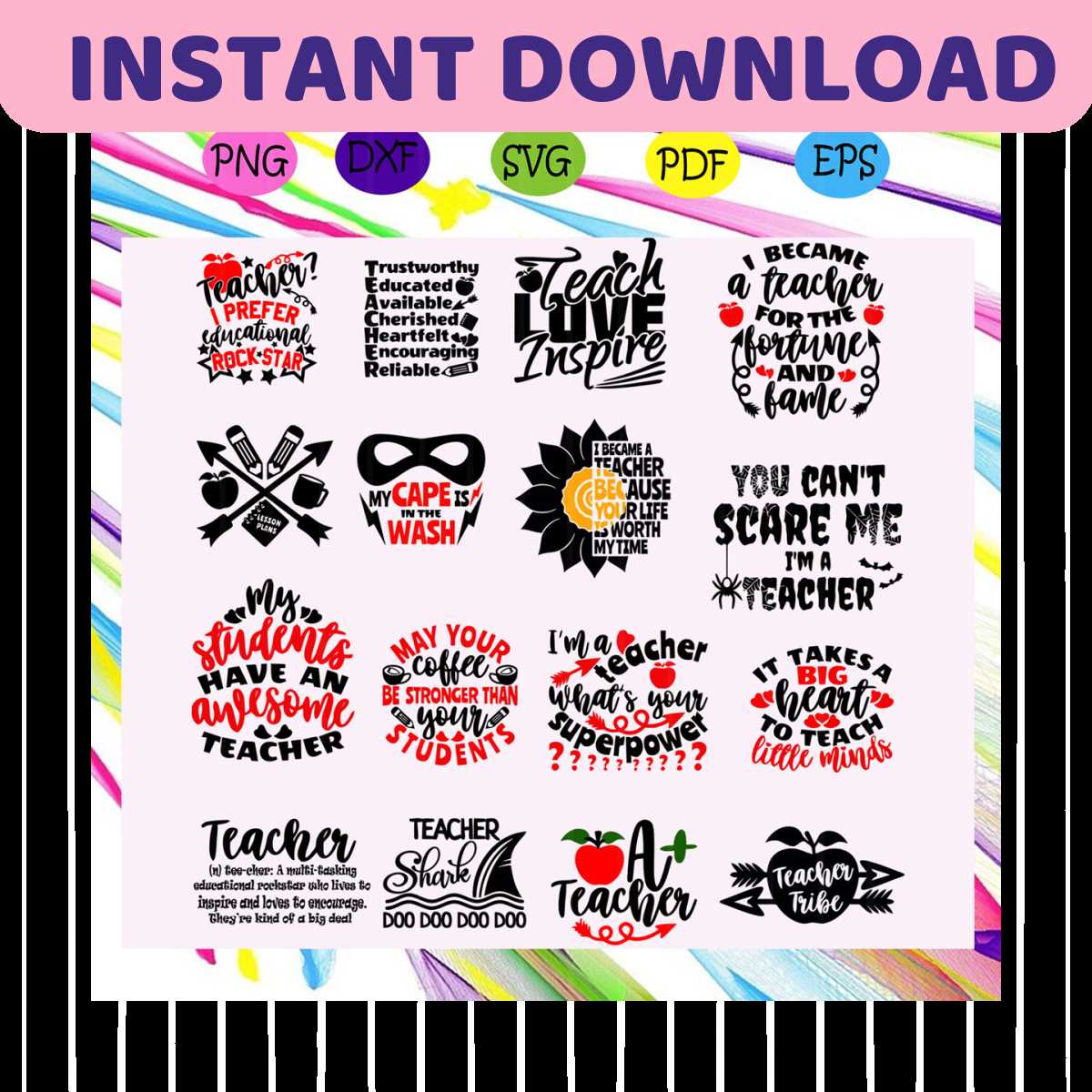 Best Teacher bundles svg, Teacher gift, Teacher appreciation | Inspire ...