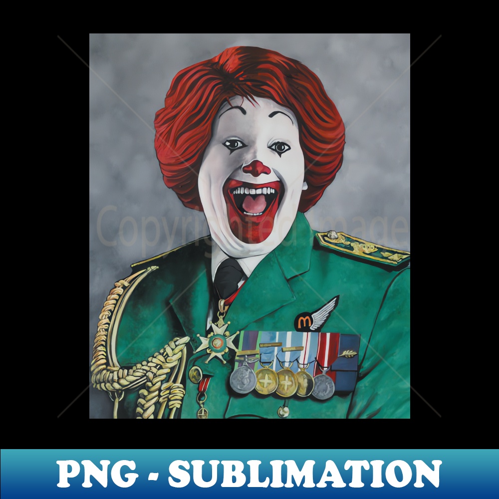 American Ronald General McDonald Apocalypse Pop Art Origi | Inspire Uplift