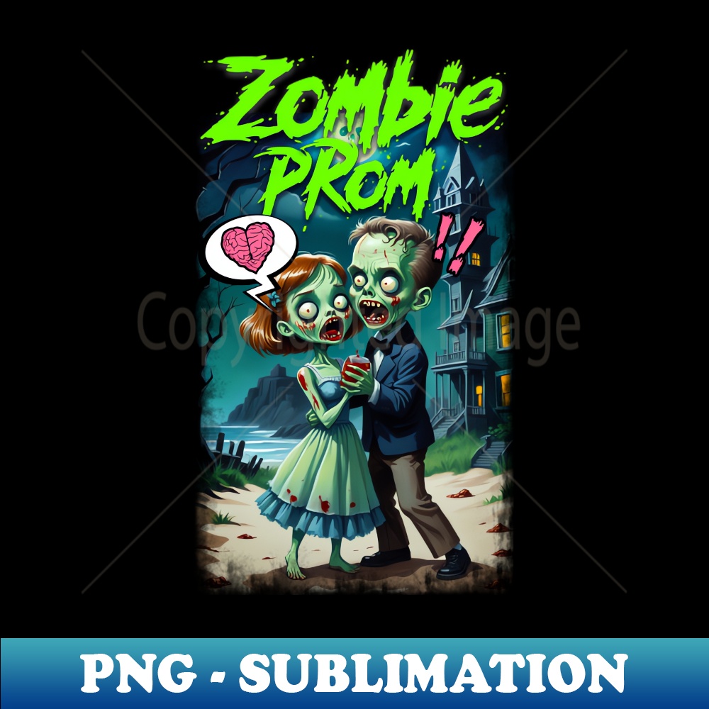 Zombie Prom - PNG Transparent Sublimation Design - Stunning | Inspire ...
