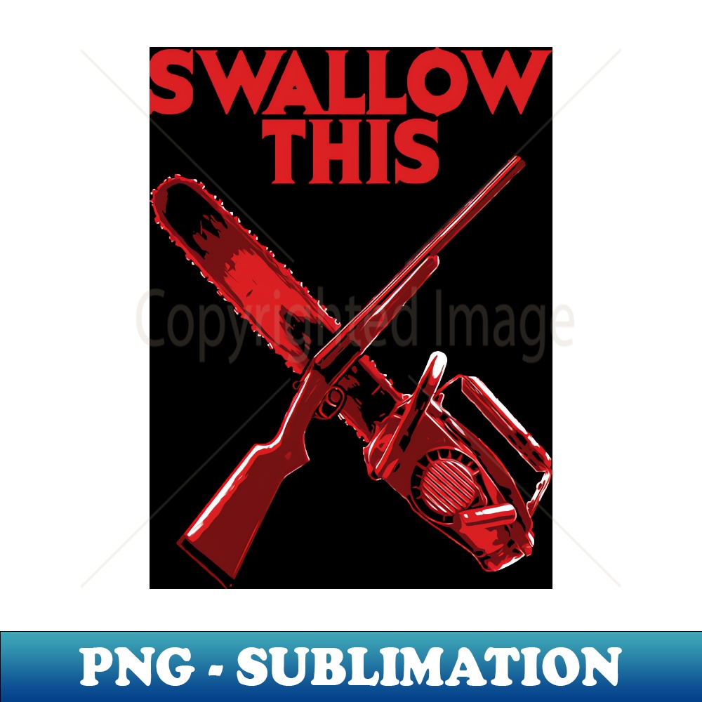 Evil Dead Red Boomstick - Vintage Sublimation PNG Download - | Inspire Uplift